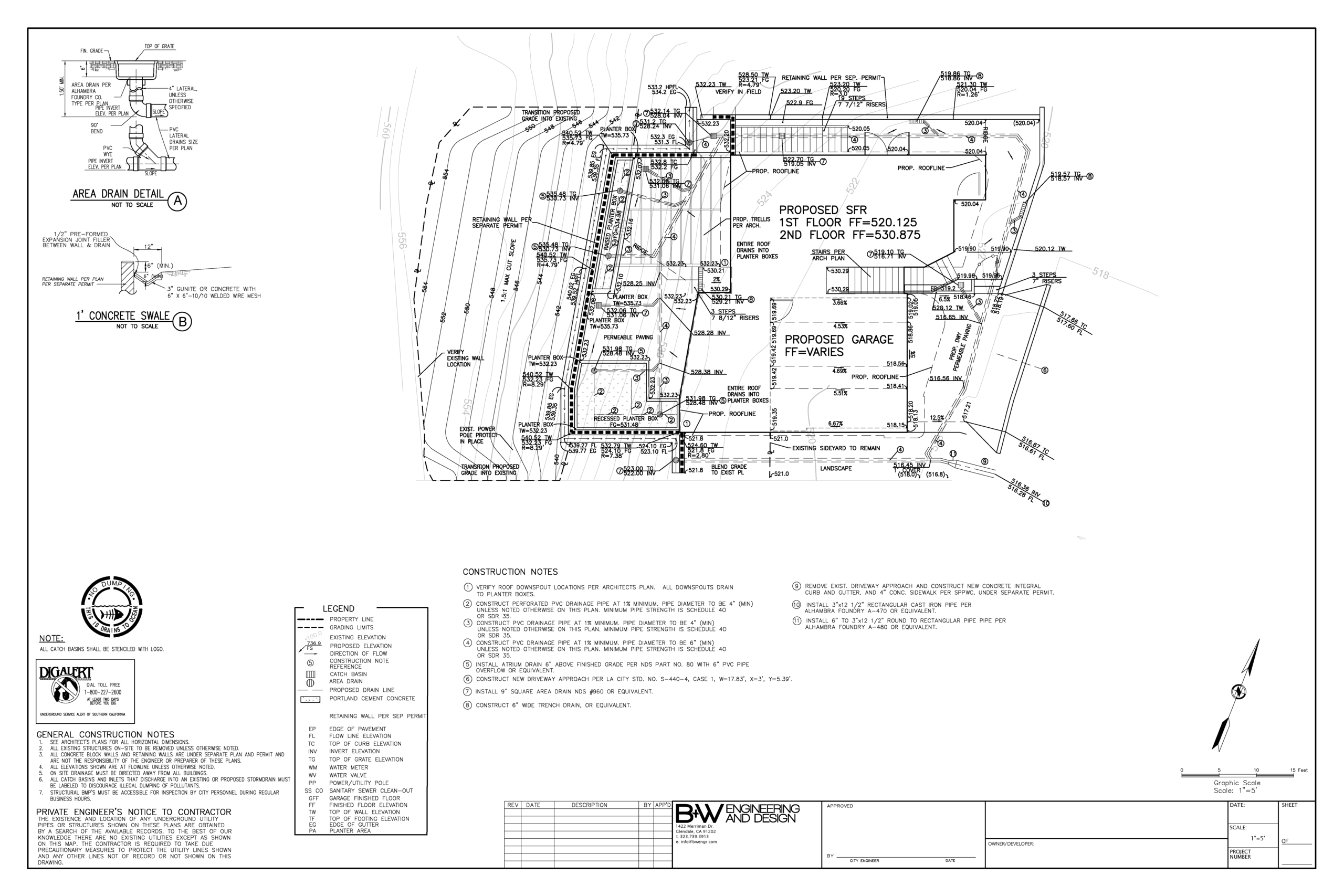 Civil Engineer in Mt Washington | Grading Plans | B+W Engineering
